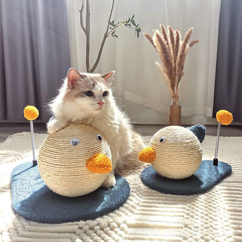 Leuke Eend Kat Scratcher Sisal Kat Krassen Bal Spe... – Vicedeal