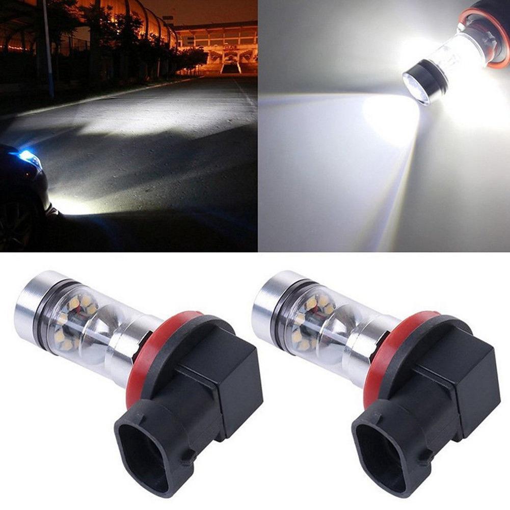 2Stck Auto LED Nebel Glühbirne H8 H11 100W 20SMD W... – Grandado