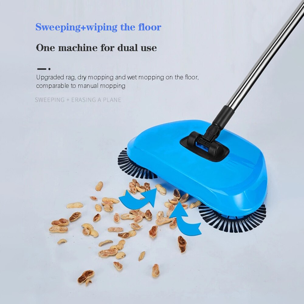 Magic Broom Stainless Steel Sweeper Machine Hand P... – Vicedeal