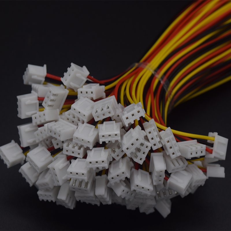 100 Pcs 26AWG Jst XH2.54 3 Pin Connector Plug Draa... – Vicedeal