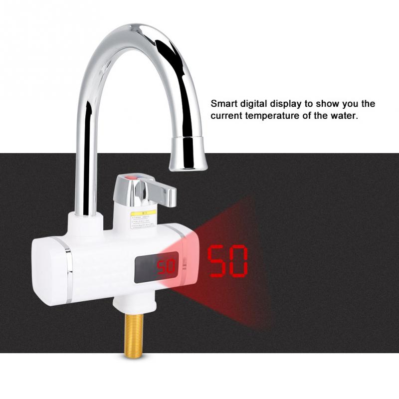 Instant Electric Water Heater Tap Kitchen Faucet P... – Vicedeal