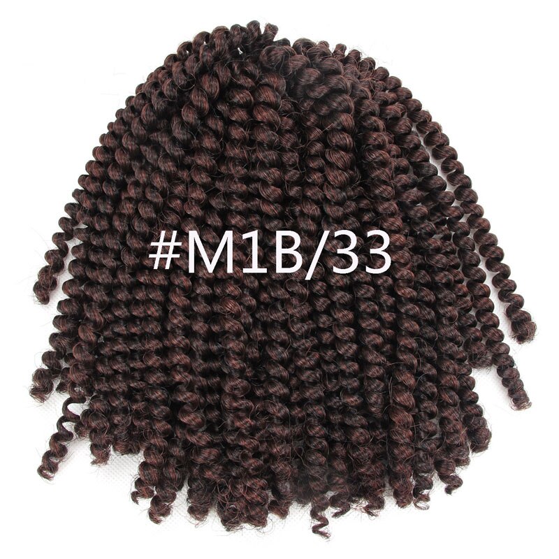 30 Strands 8 inch Crochet Braids Ombre Spring Twis... – Grandado