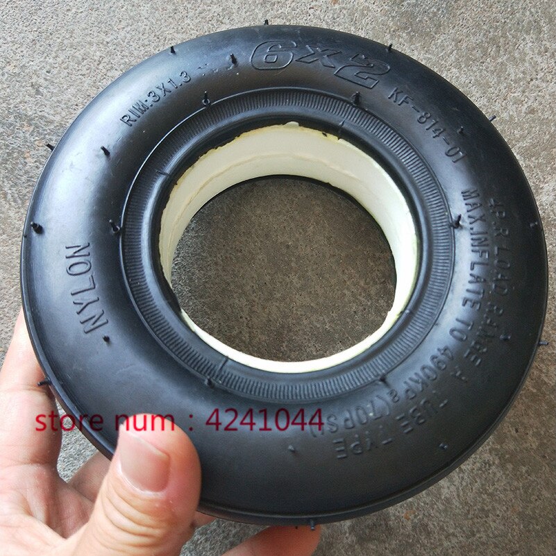 6X2 Solid tire without inner tube tire Electric Sc... – Vicedeal