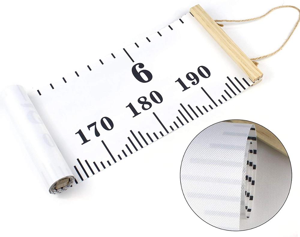 Baby Growth Chart Canvas Wall Hanging Measuring Ru... – Grandado