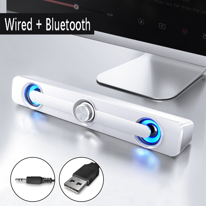 Usb Bluetooth Computer Speaker Bar Stereo Subwoofe... – Vicedeal