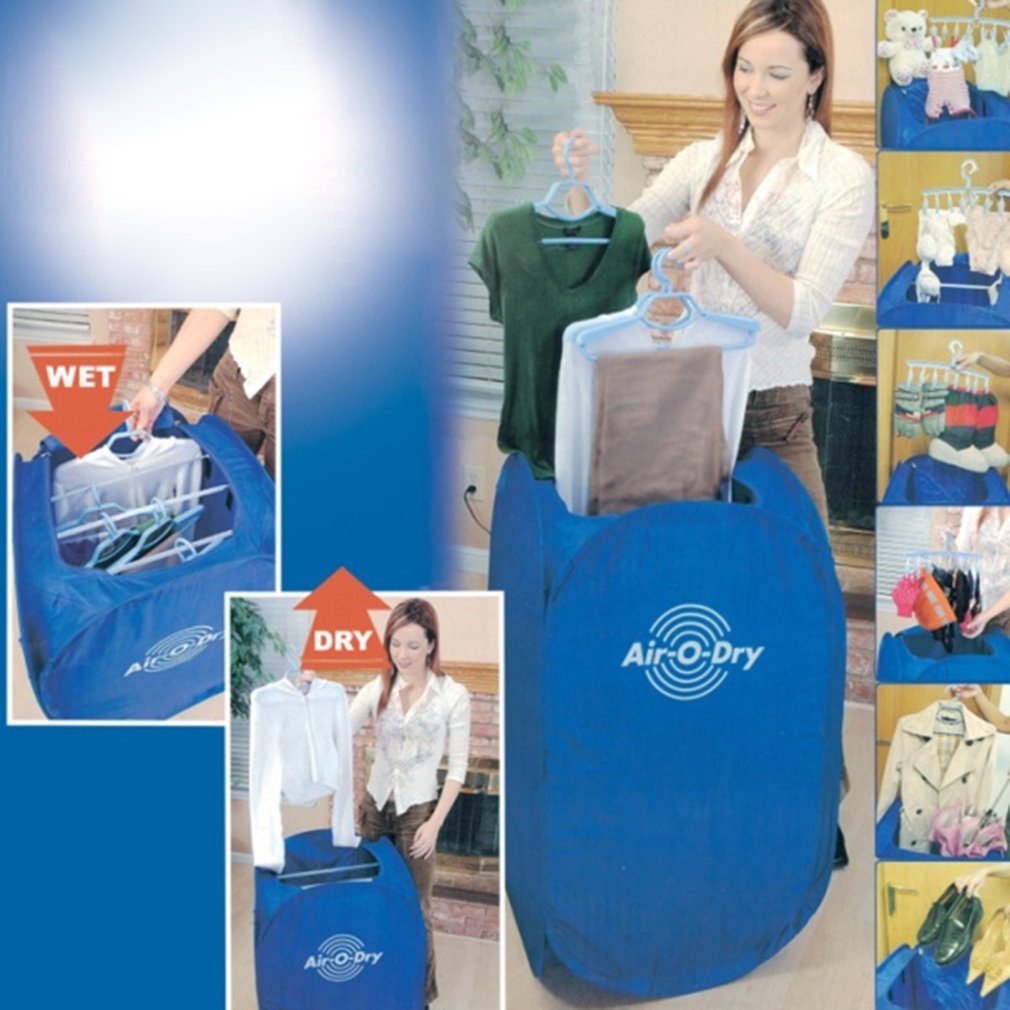 1 Set Portable Electric Air Clothes Dryer Folding ... – Grandado