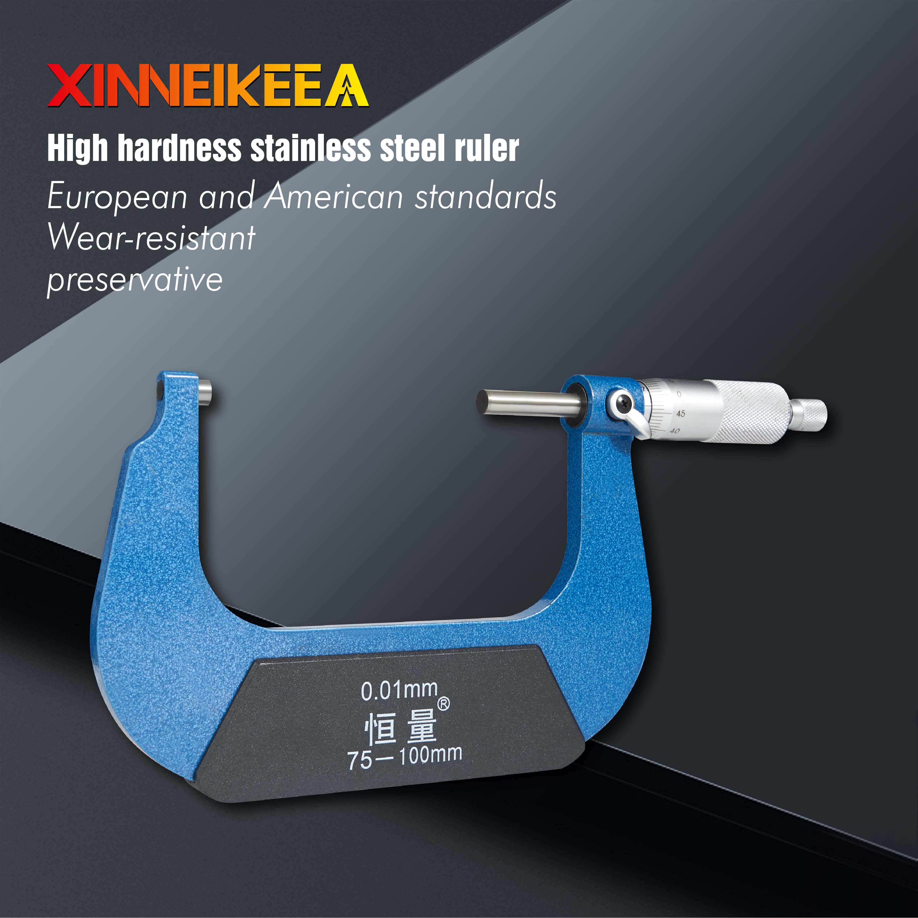 Hoge Precisie Micrometer Buiten Micrometer 0-25Mm ... – Grandado