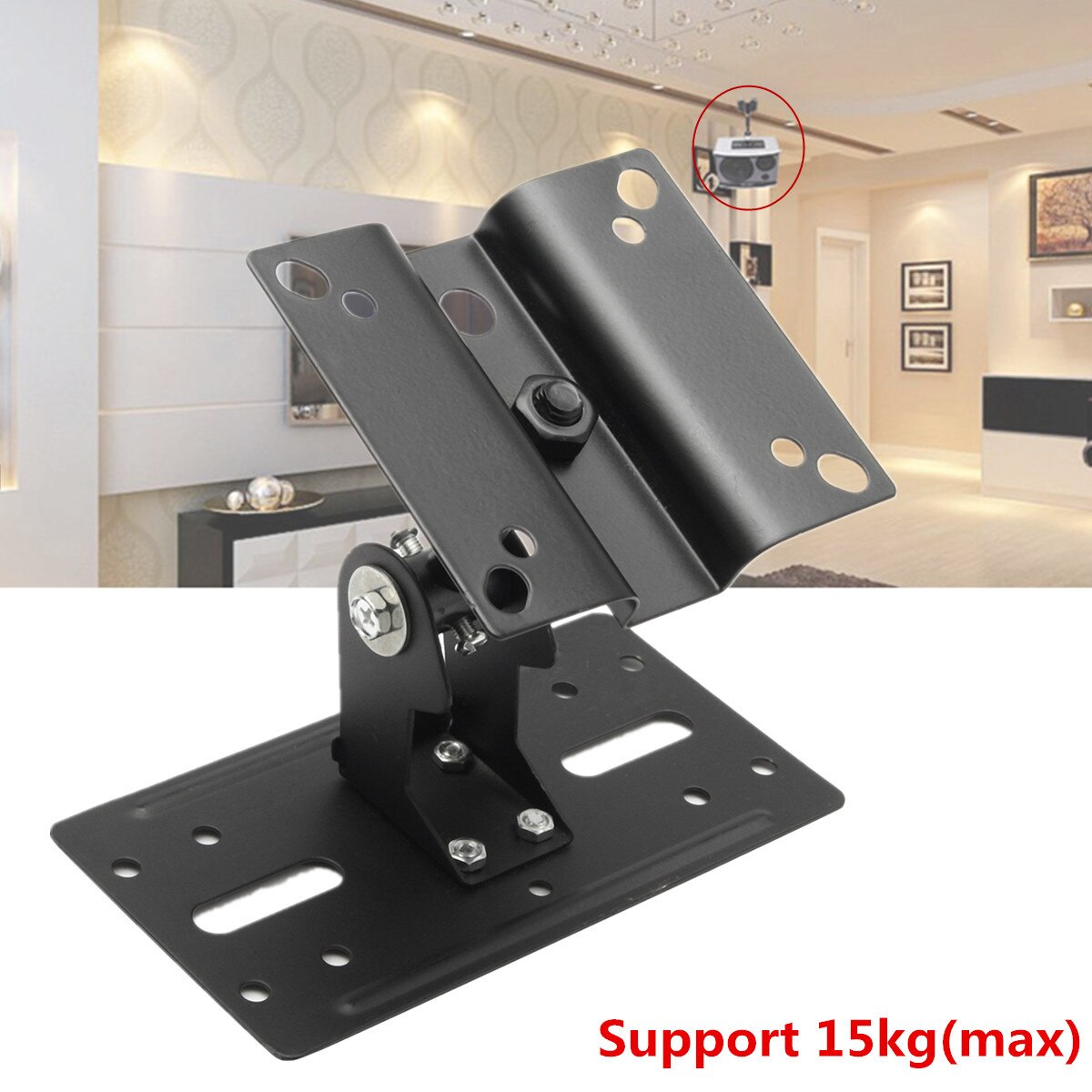 Audio stand Home Theater Steel Adjustable Speaker ... – Grandado