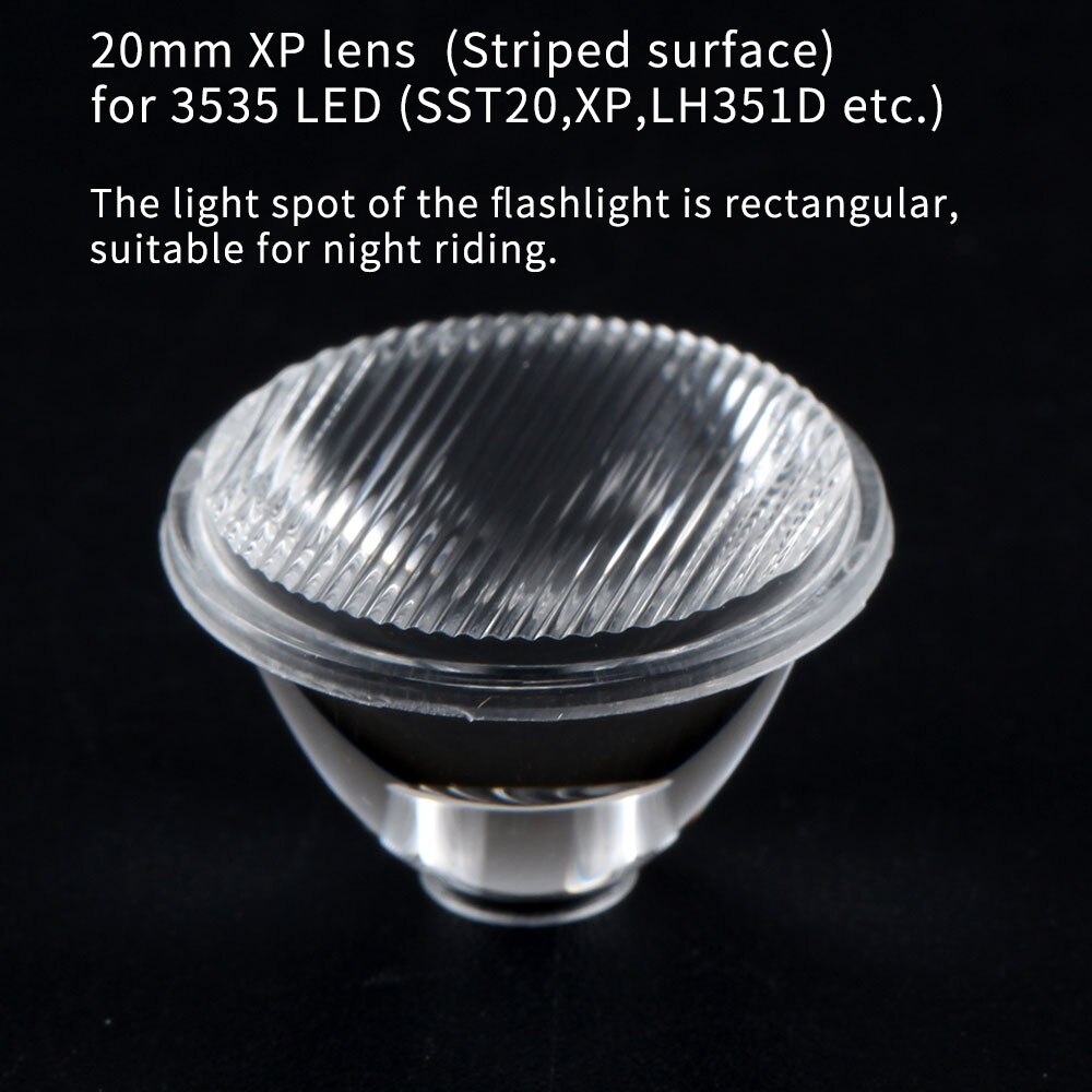 20MM TIR lens ,striped surface for 3535 LED (xp,ss... – Grandado