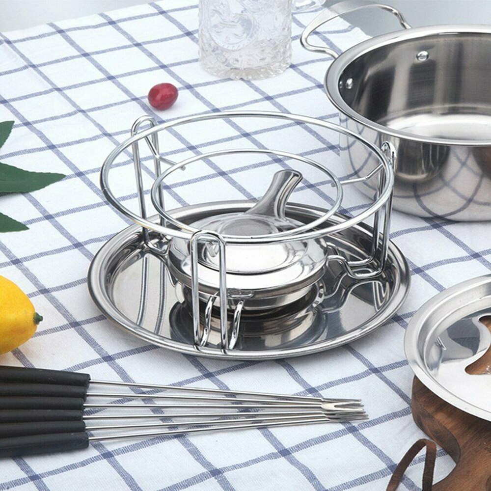 Stainless Steel Cheese Chocolate Fondue Set Meltin... – Vicedeal
