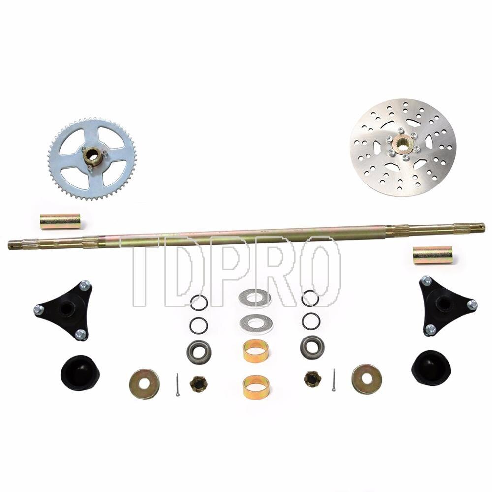 740mm ATV Quad Go Kart Rear Axle Assembly Kit Comp... – Grandado