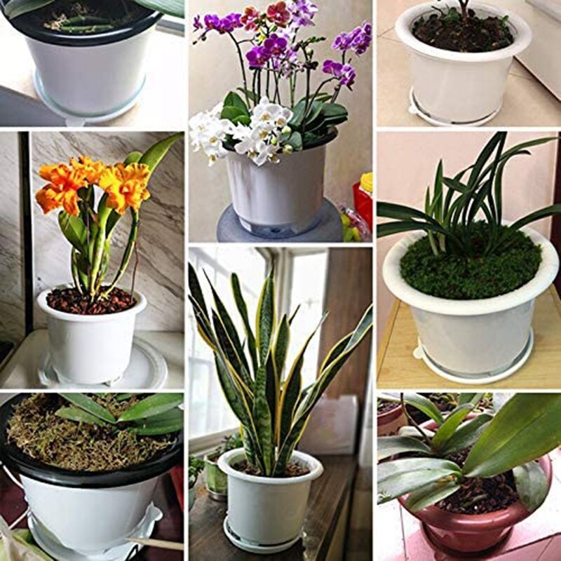 Planter Pot Orchid Plant Pot with Holes Double Lay... – Grandado