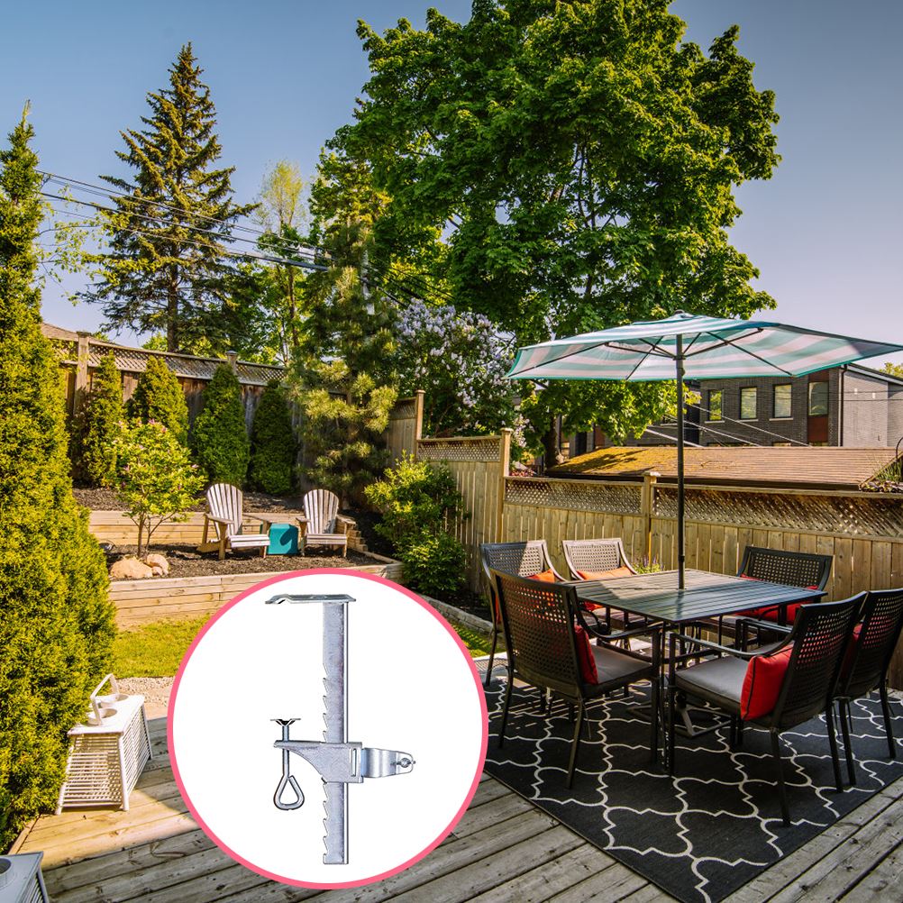 1pcs Parasol Clamp Umbrella Pole Holder Balcony Br... – Grandado