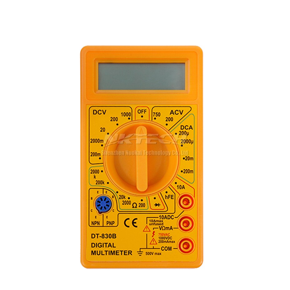 Yellow Digital Multimeter DT-830B Electric Voltmet... – Vicedeal