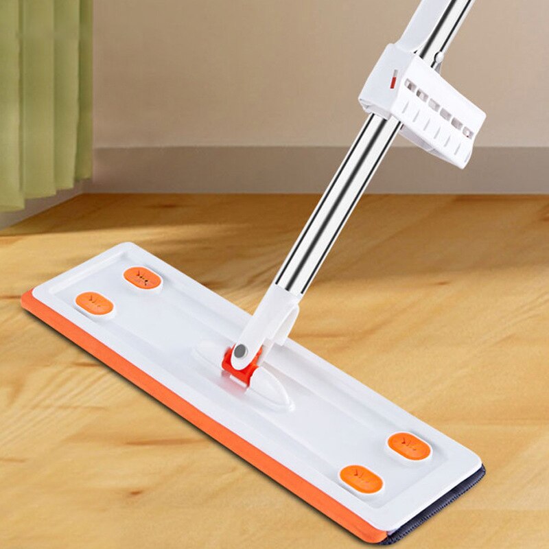 Flat Mop Hand Free Microfiber Floor Cleaning Mops ... – Grandado