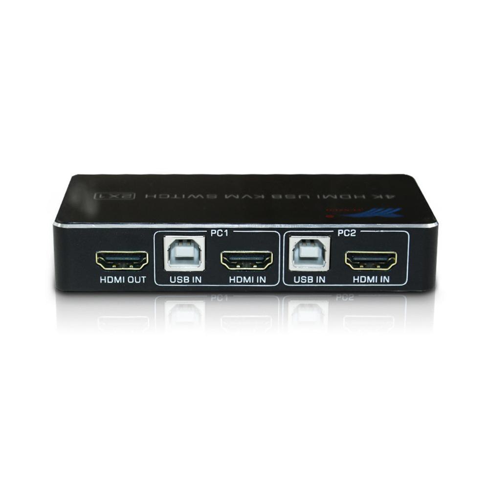HDMI 2.0 KVM switch, 2-port HDMI switcher multi-co... – Grandado