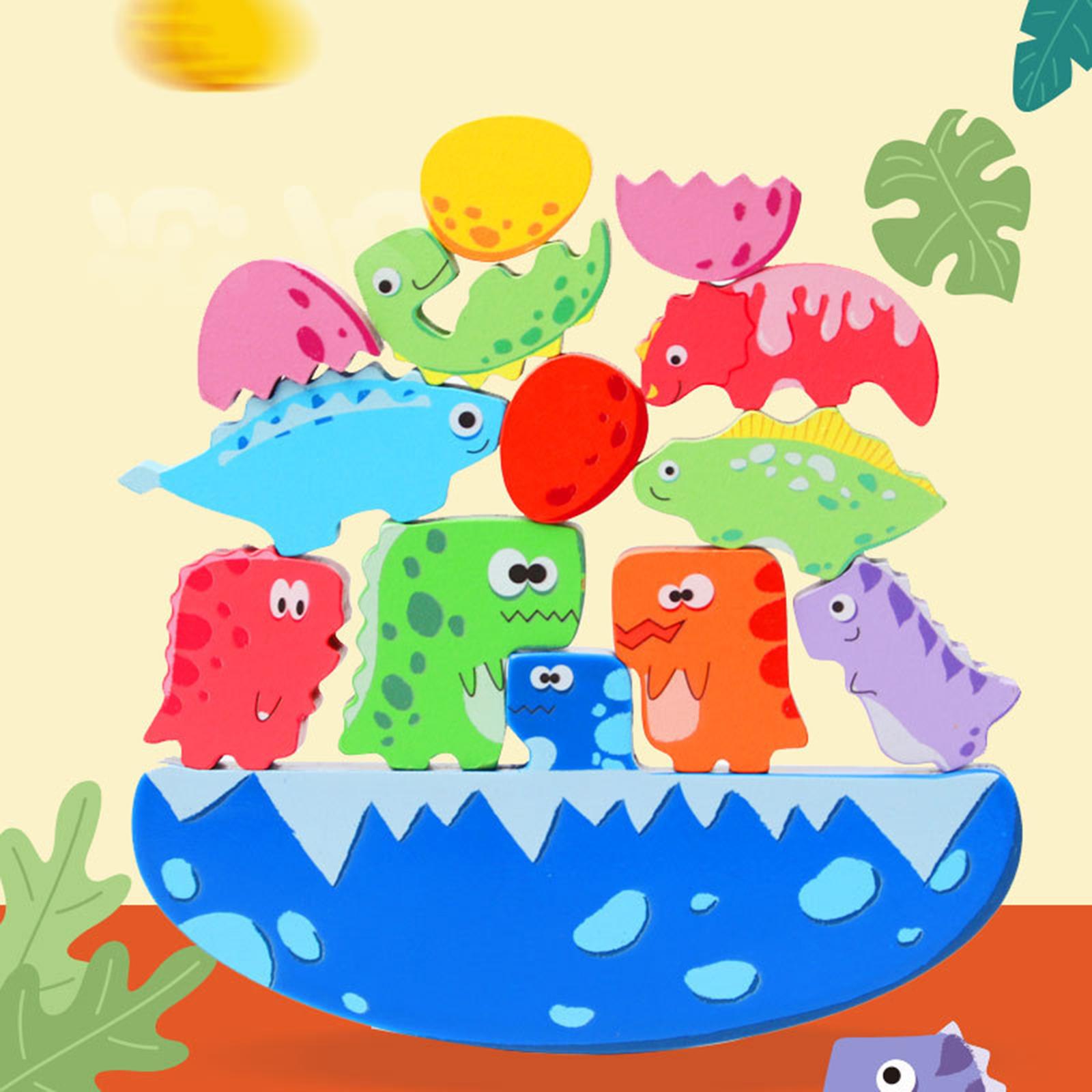 Cute Wooden Animal Balance Blocks Education Motor ... – Vicedeal