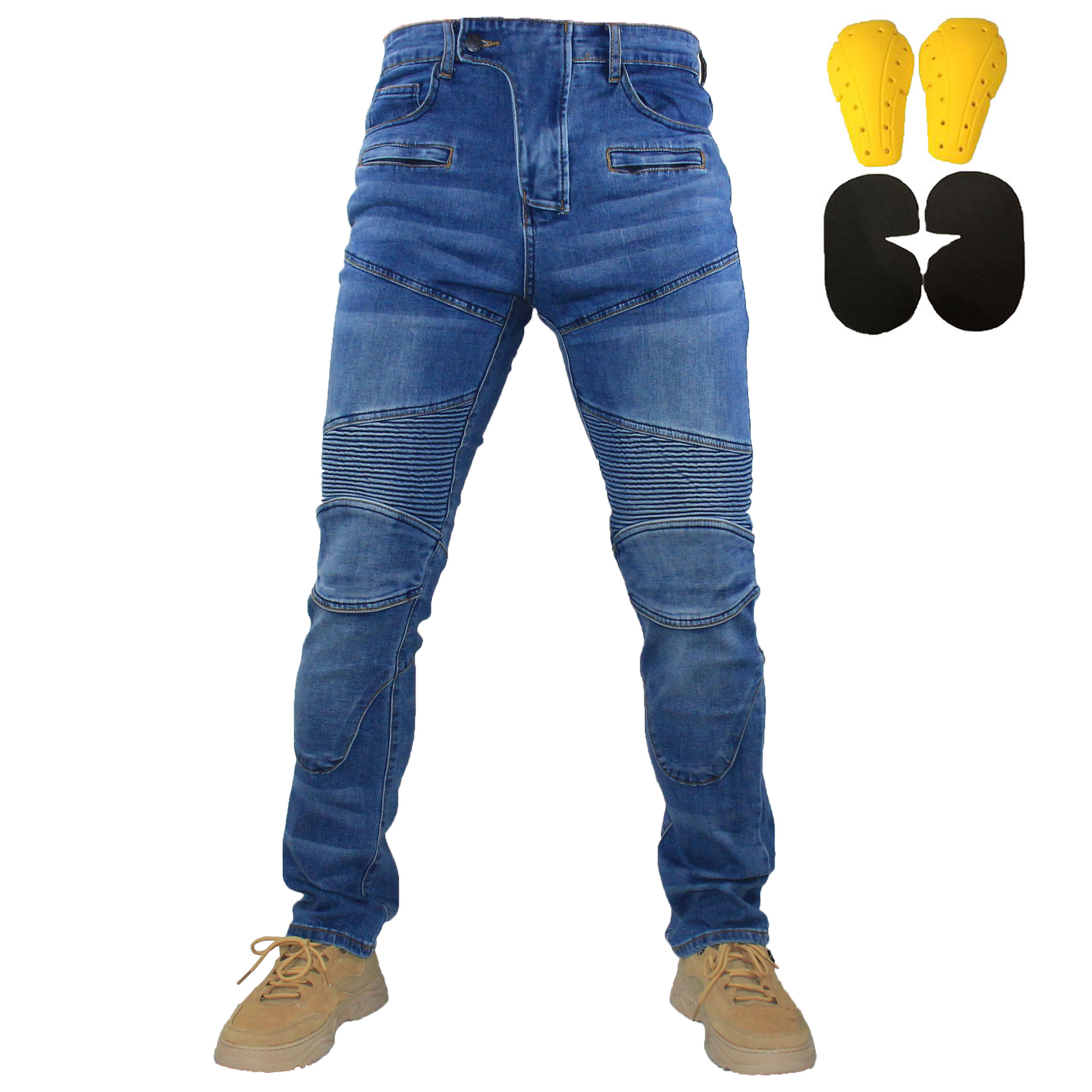 718 pants Motorcycle Pants Men Moto Jeans Protecti... – Grandado