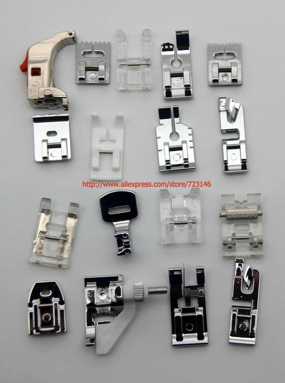 16PCS Multifunctional kit Presser Foot Feet Domest... – Grandado
