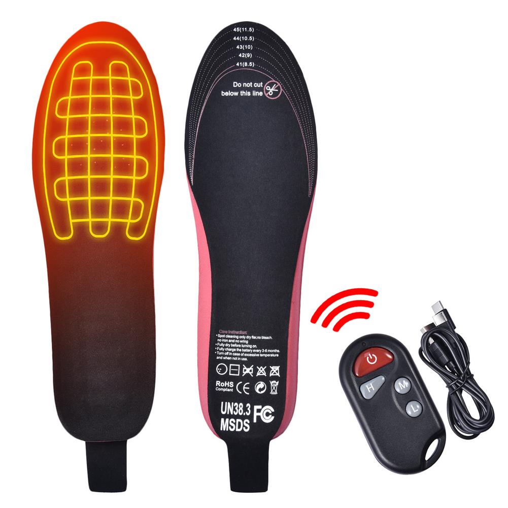 Remote Control Heated Insole Foot Warmer USB Recha... – Grandado
