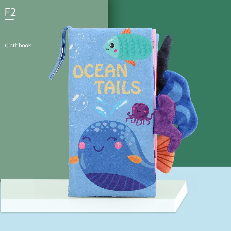 Baby Fabric Books Kids Infant Educational Animal T... – Vicedeal