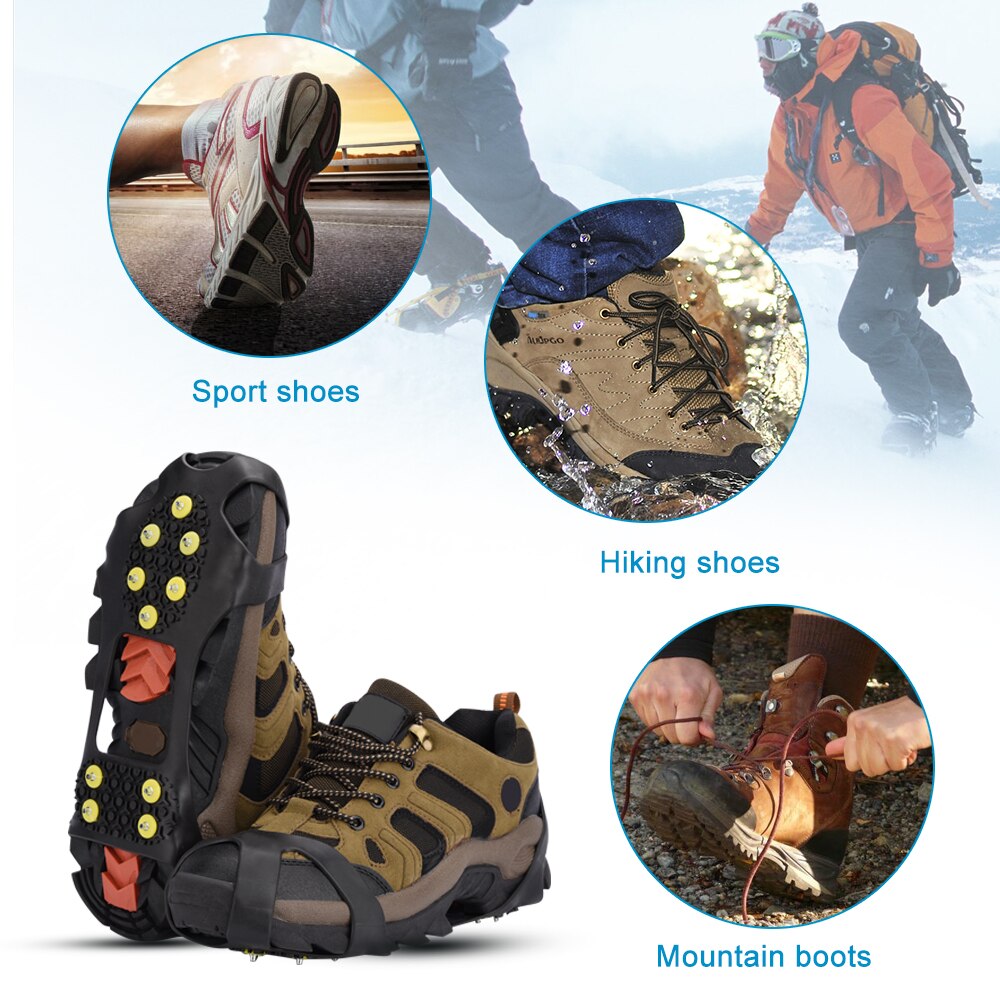 10 Studs Anti-Skid Ice Gripper Spikes for Outdoor ... – Vicedeal