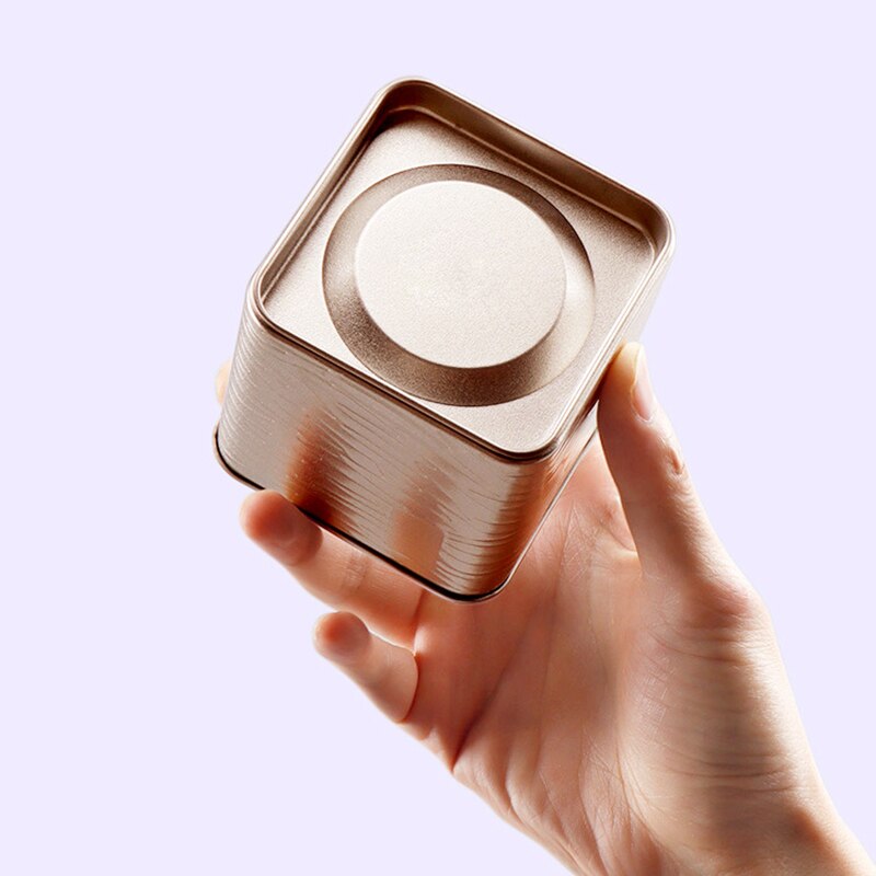 Tea Square Tin Can Black Tea Portable Tea Can Smal... – Grandado
