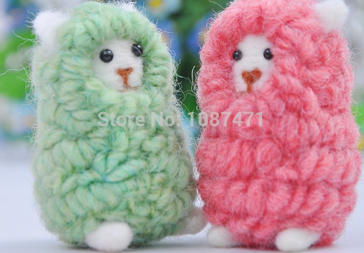 diy fun doll needlework wool roving merino wool fe... – Vicedeal