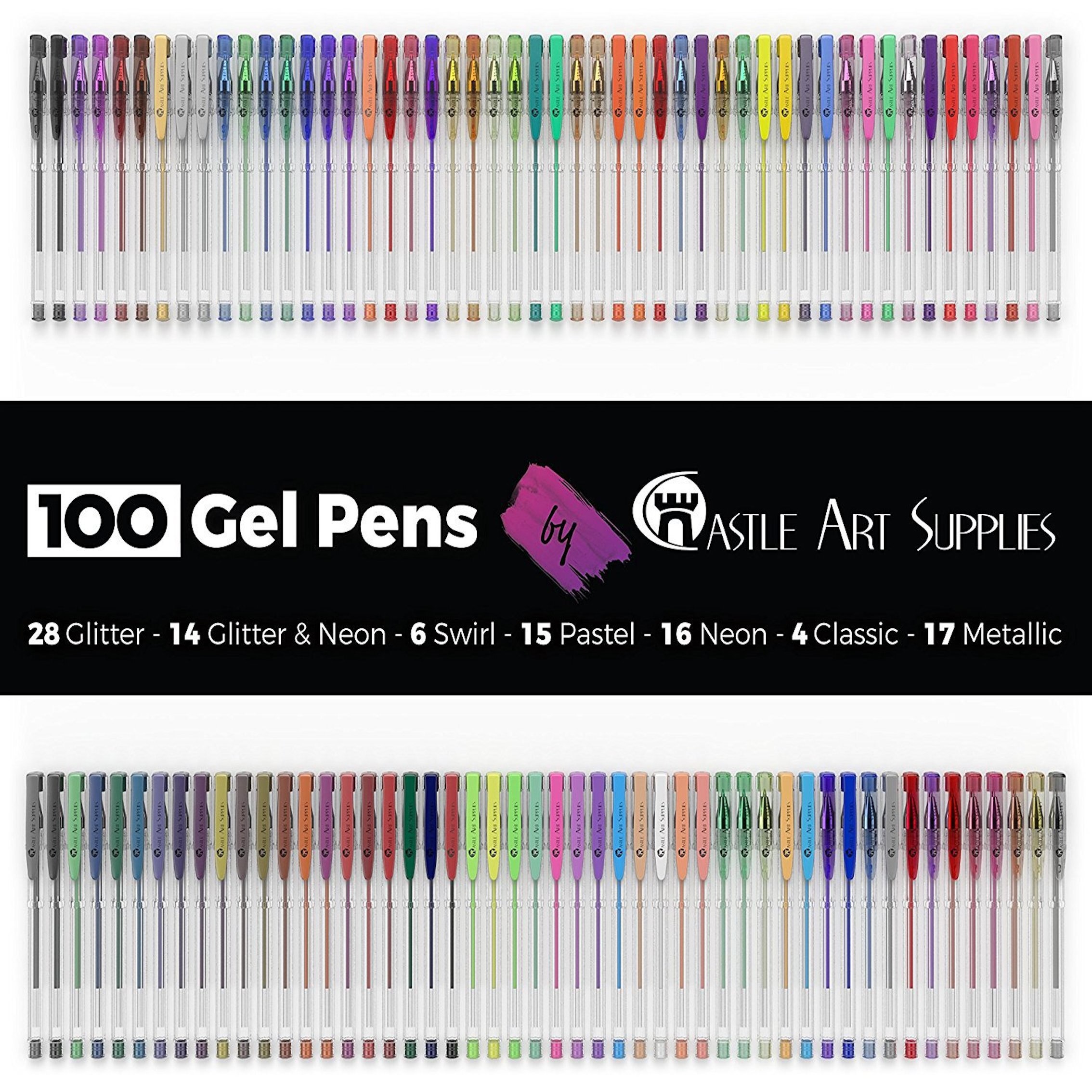 100 Color Gel Pen for Note-taking Painting and Per... – Vicedeal