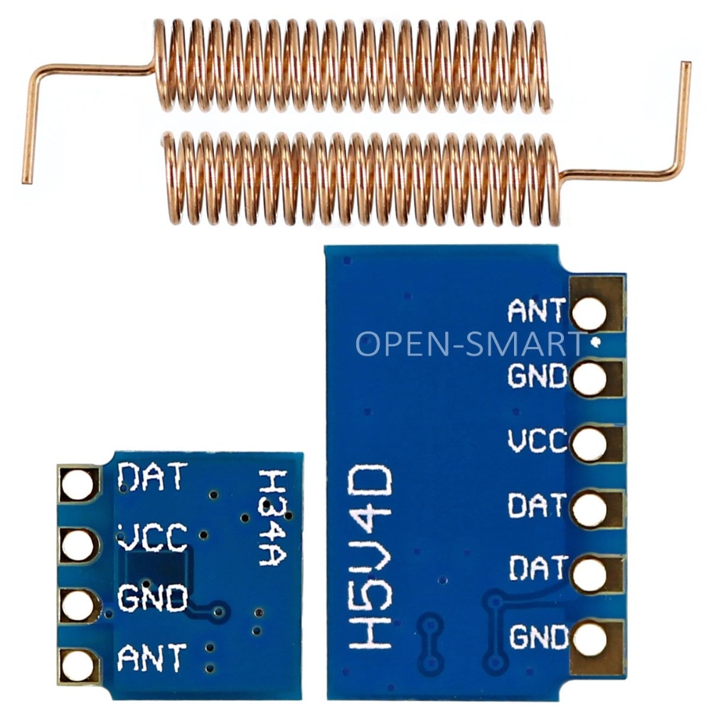 RF module 433MHz for Arduino 433MHz Transmitter Re... – Grandado RF module 433MHz for Arduino 433MHz Transmitter Re... – Grandado