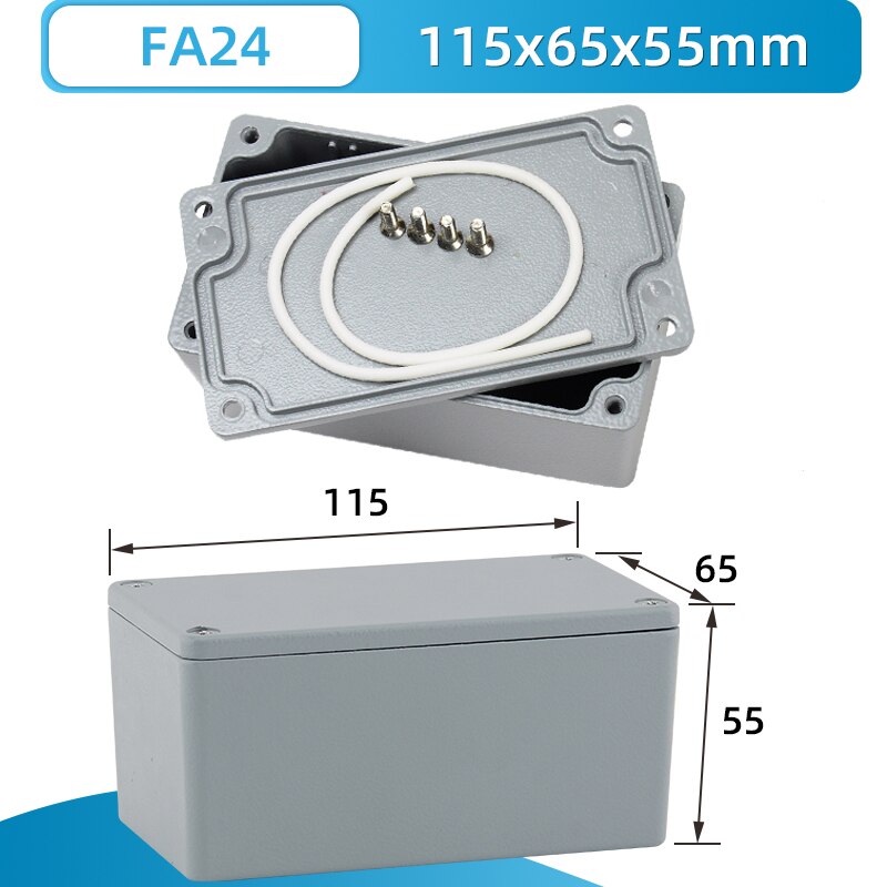 IP66 waterproof aluminium electrical assembly proj... – Grandado