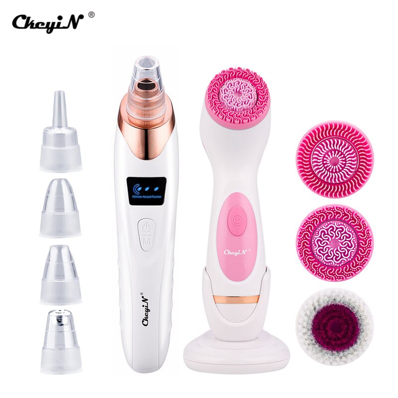 CkeyiN 3 in1 Electric Blackhead Remover Face Clean... – Grandado
