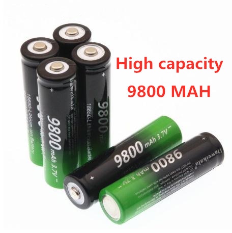 3.7V 18650 9800mAh Li-ion battery Rechargeable Lit... – Grandado