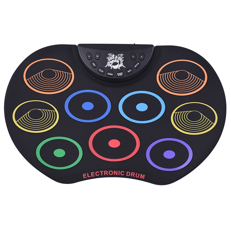 Värikäs käsirulla usb elektroninen rumpu kannettav... – Grandado