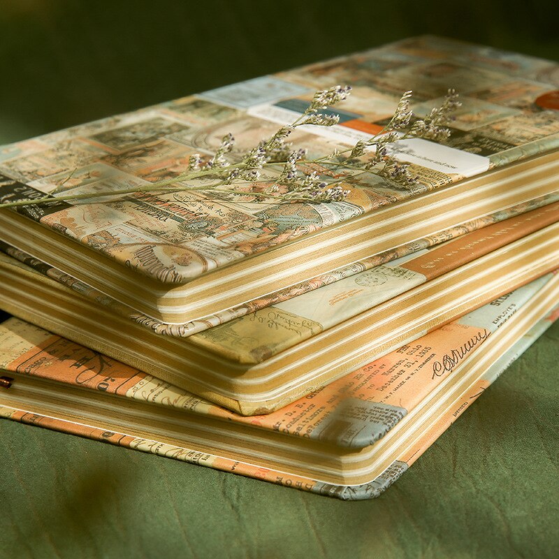 A5 European Retro Style Color Page Diary Personali... – Grandado