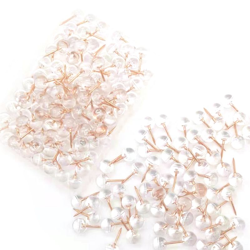 200 Pack Push Pins Rose Gold Map Tacks Large Size ... – Grandado