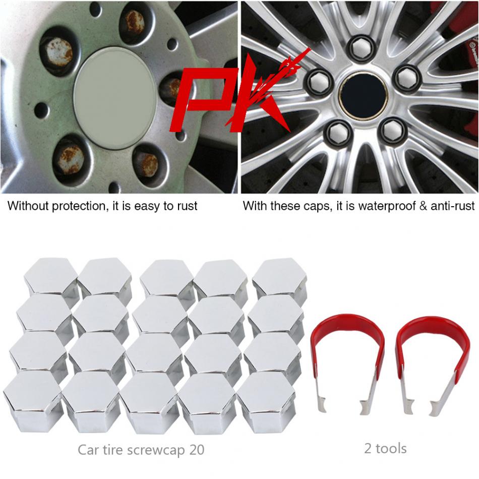 20 Stuks Wiel Lug Moer Bout Hub Schroef Deksel Ban... – Grandado