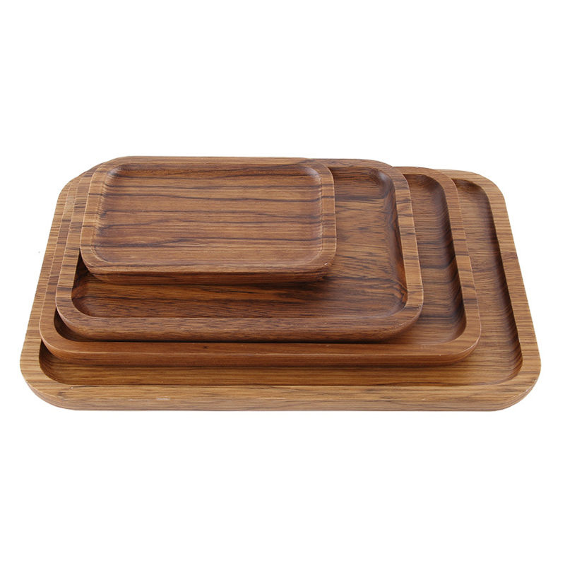 Rectangle Zebra Wooden Tray Home Food Fruits Stora... – Vicedeal