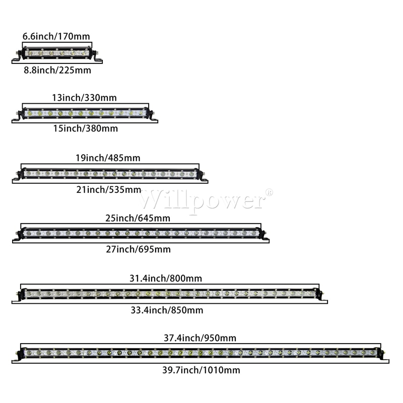 Offroad 4X4 Car Hood Bullbar 7" 13" 20&q... – Grandado