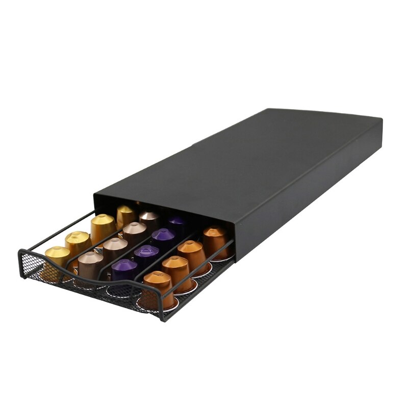 40 Pods Iron Coffee Capsule Organizer Storage Hold... – Grandado