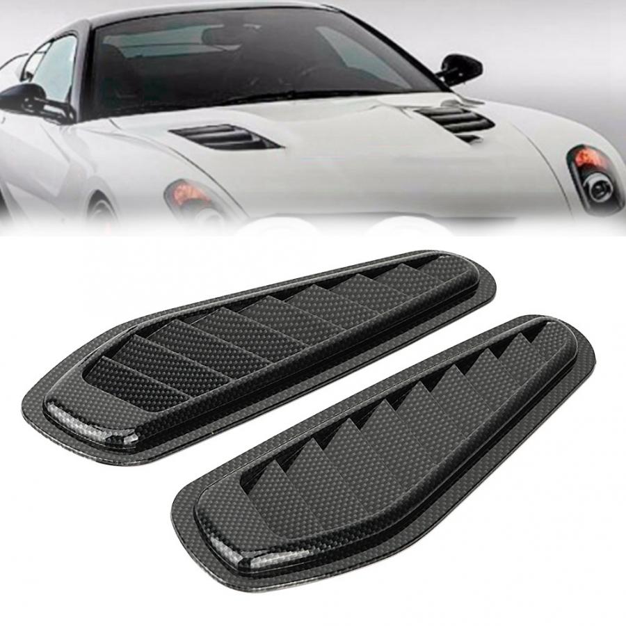 2 Stuks Carbon Fiber Stijl Auto Air Flow Intake De... – Vicedeal