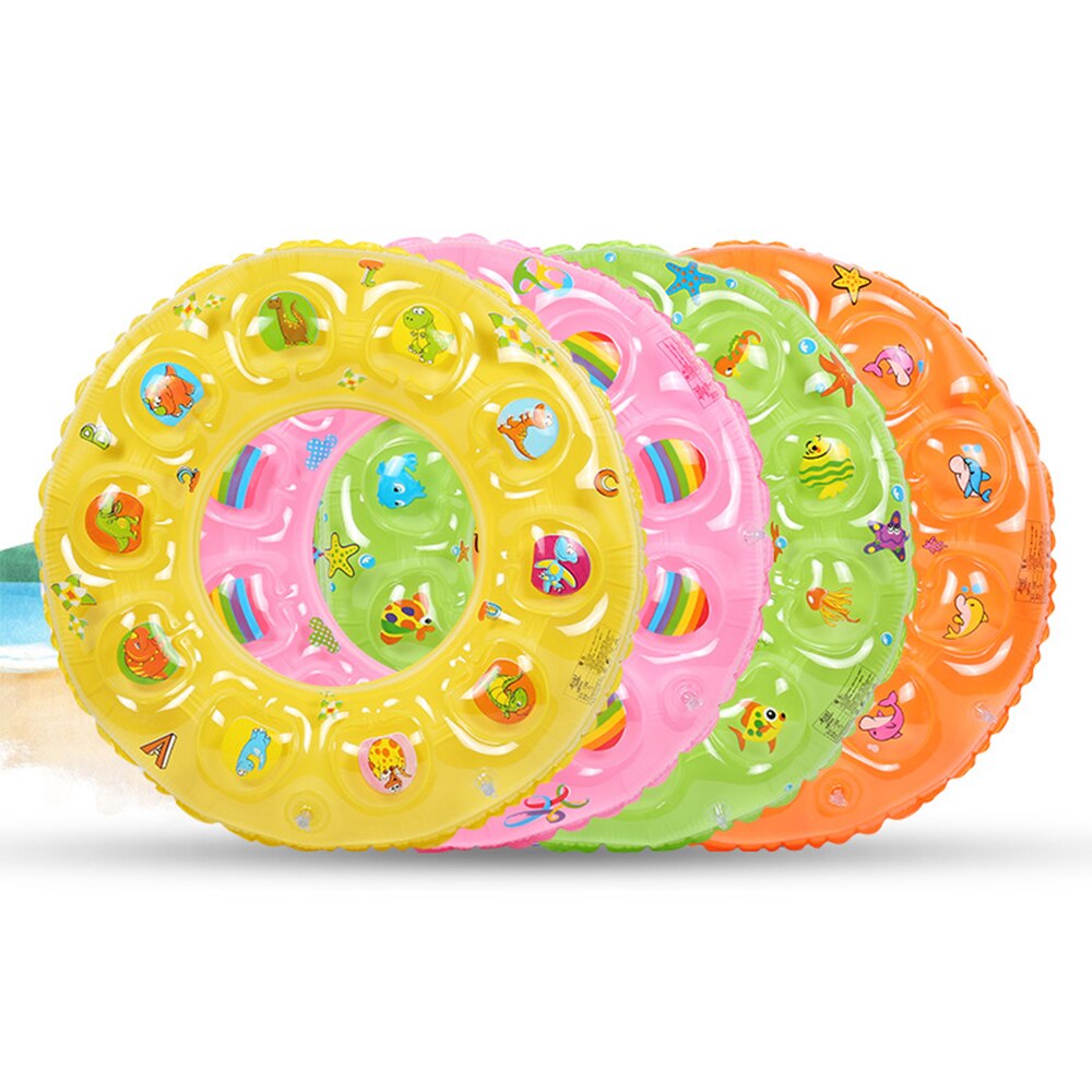 Cartoon Inflatable Swimming Circle Rings Swim Pool... – Grandado