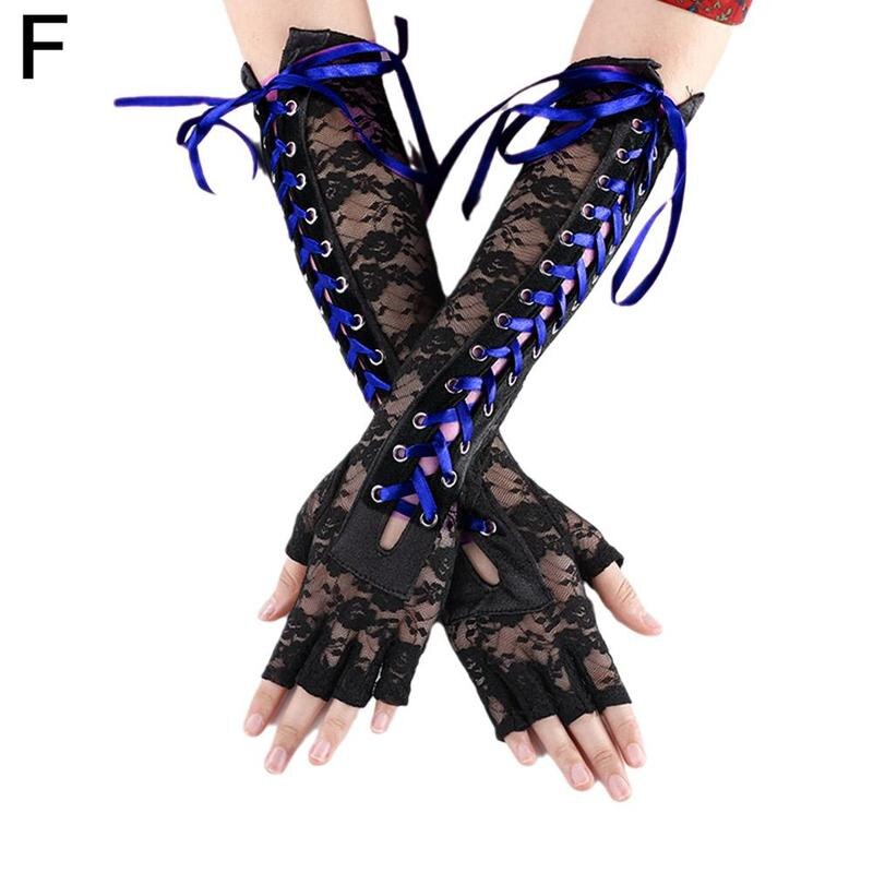 Retro Long Gloves Steampunk Gothic Cosplay Lace Co... – Vicedeal