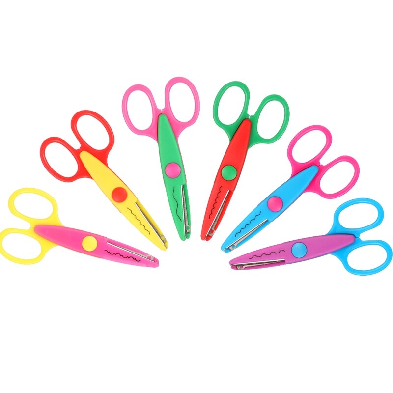 6Pcs/set Children's Safety Round Head Lace Scissor... – Vicedeal