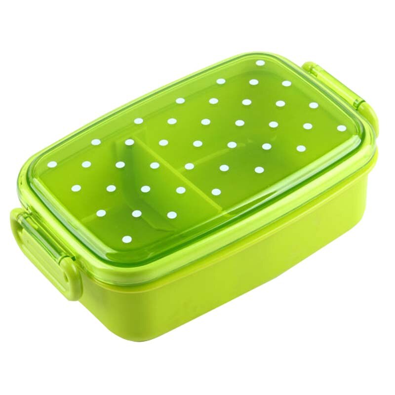 Portable Polka Dot Lunch Food Container Boxes Kids... – Vicedeal
