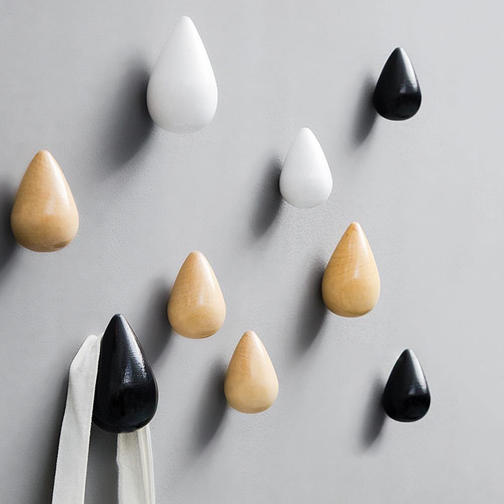 Houten Muur Hanger Water Shape Muur Hanger Badkame... – Grandado