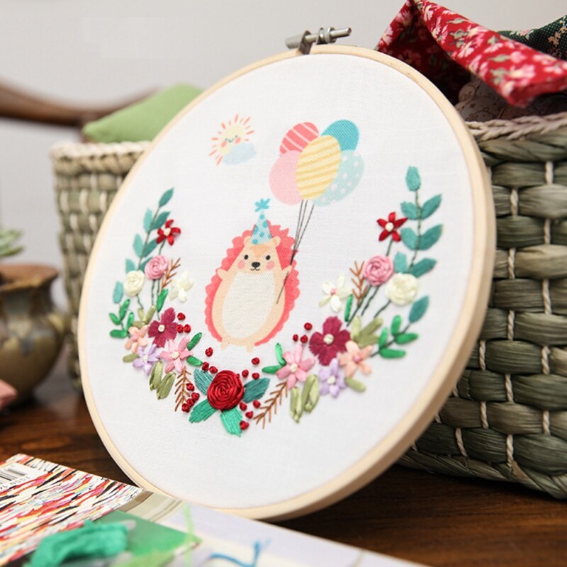 Cartoon Animal Hand Embroidery DIY Handmade Kit Be... – Vicedeal