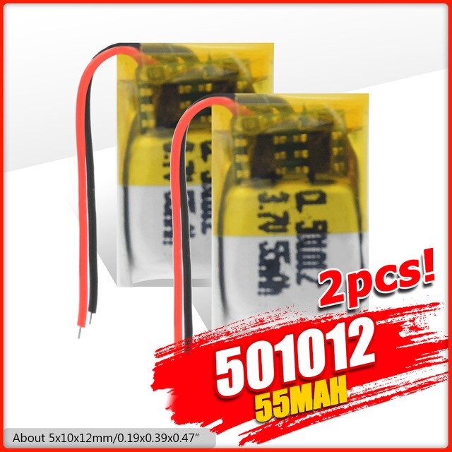 Batería LIPO de 1-4P de buena , 3,7 V, 55mAh, 5010... – Grandado