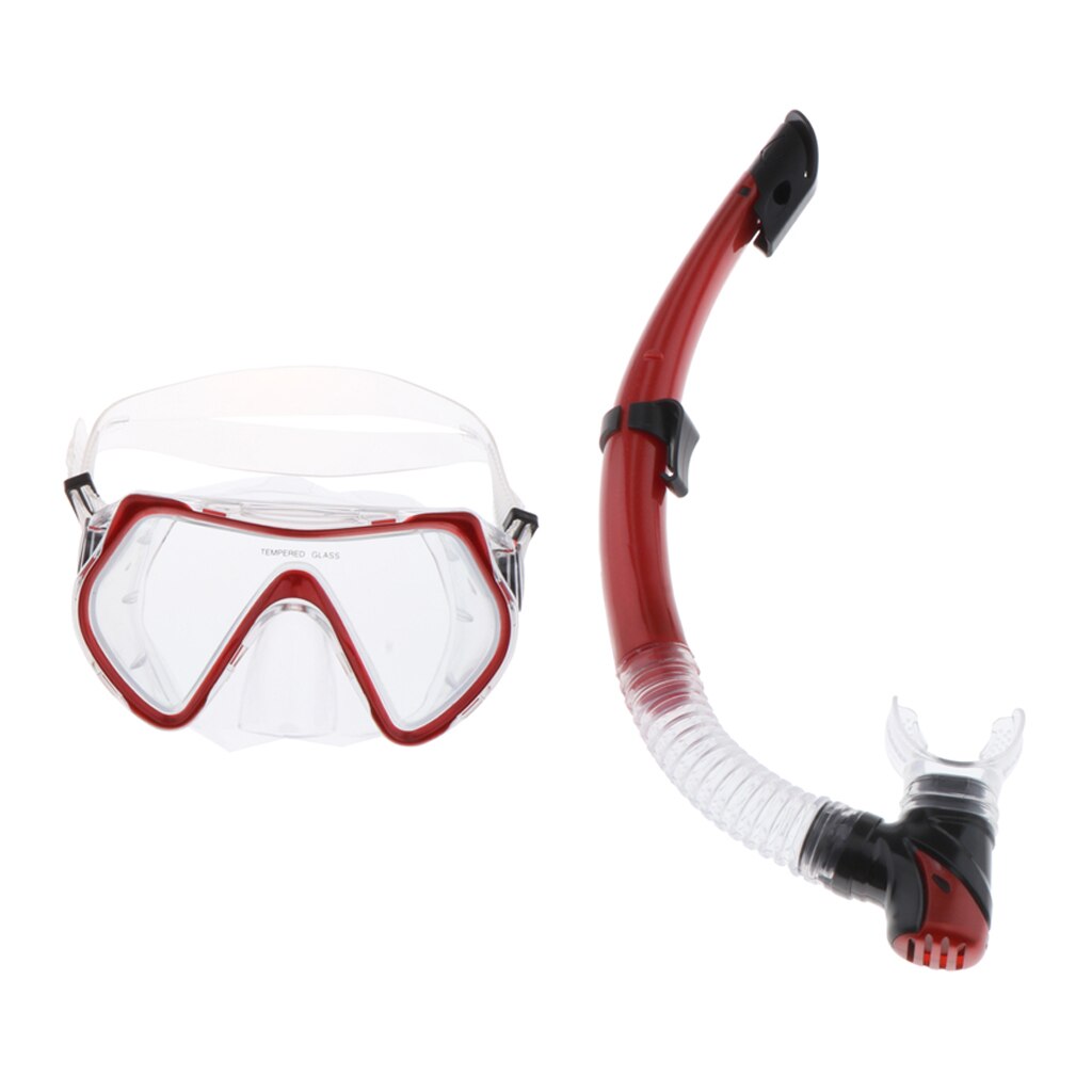 Adult Diving Snorkel Set Adjustable Underwater Bre... – Grandado