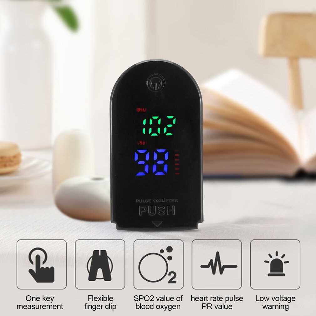 Fingertip Pulse Oximeter TFT Heart Rate SPO2 PR Bl... – Grandado